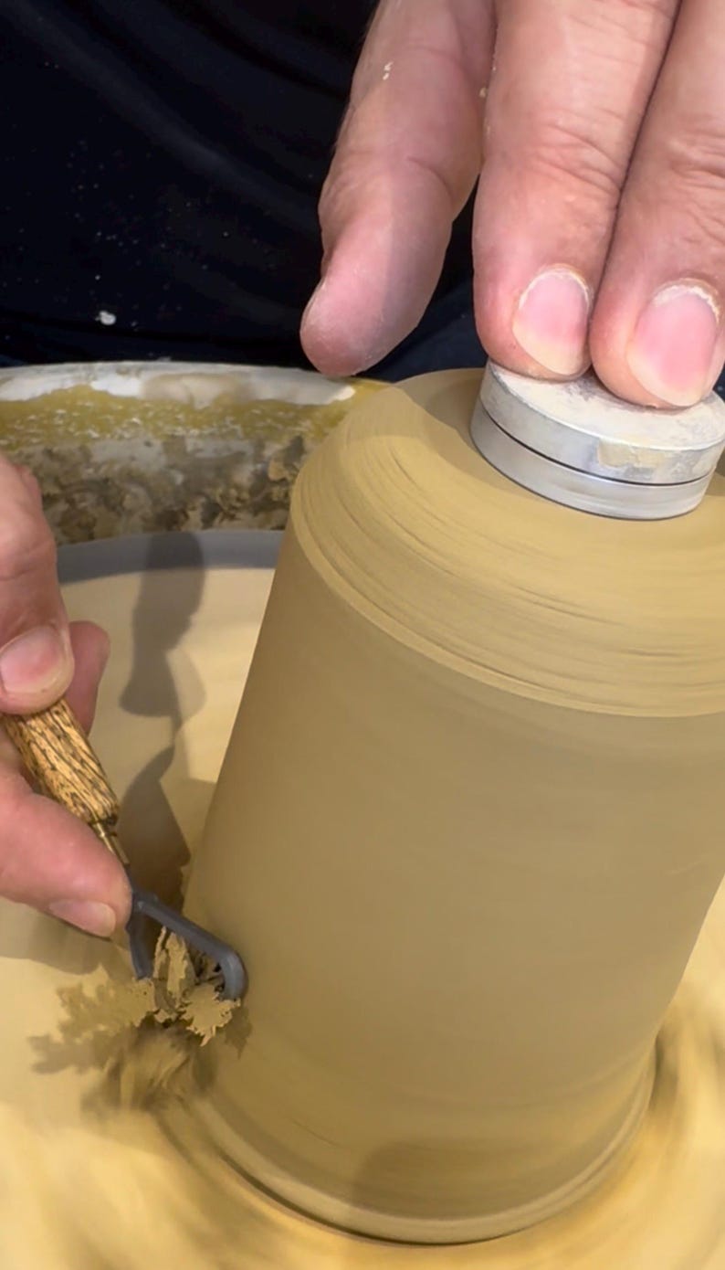 Pottery Trimming Spinner - Centering Tool for Clay and Porcelain ...