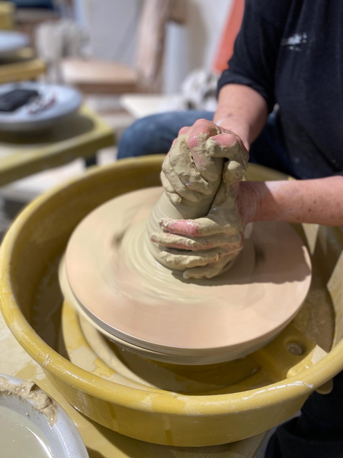 Pottery Wheel Base: Birch Wood Throwing Plate - Etsy