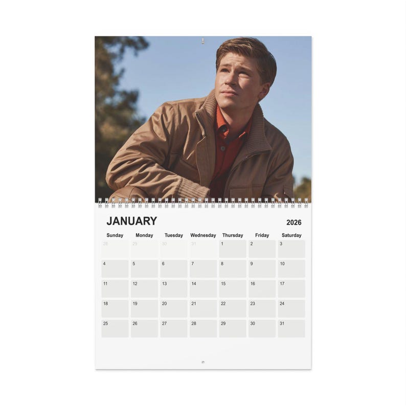 Robert Irwin 2026 Calendar - Etsy