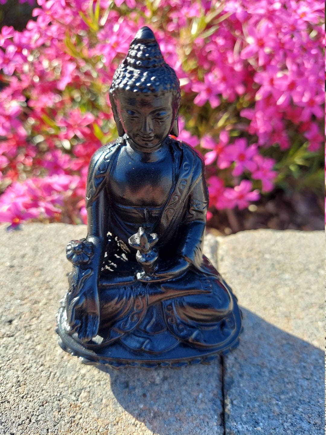 Buddha Statue Reiki Healing Meditation Protection Peace Happiness ...