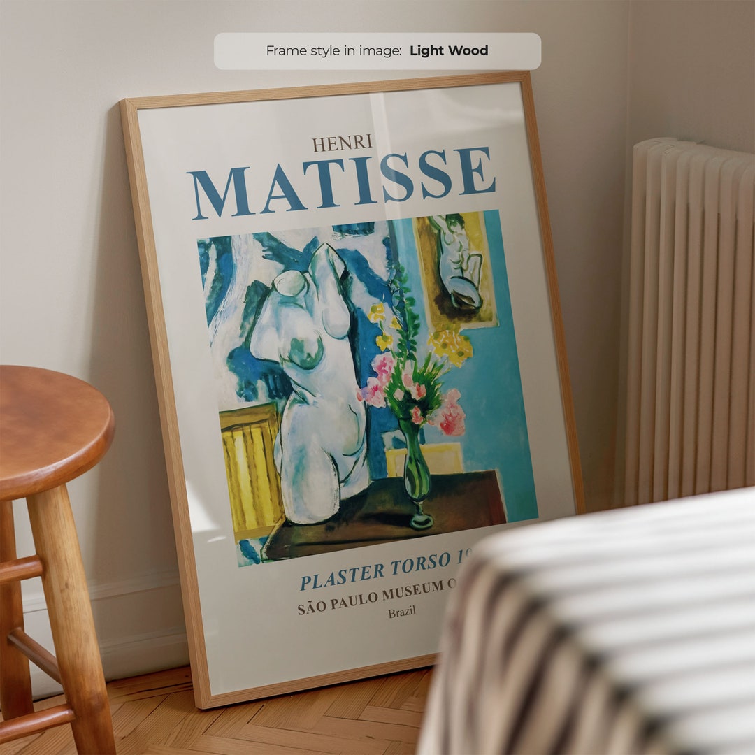Woman Plaster Torso - Henri Matisse | Frame Included | Torso Painting ...