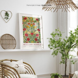 Rose Pattern (1883) - William Morris | Frame Included | Exhibition ...