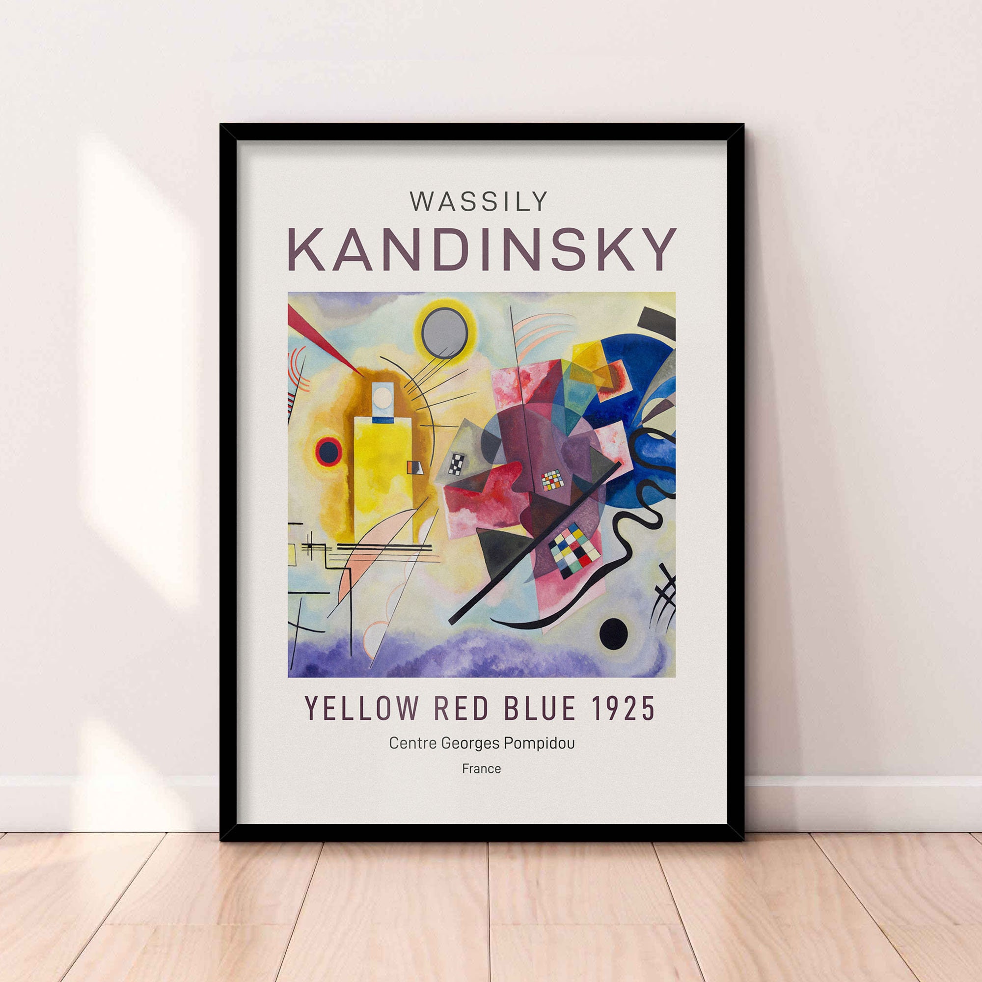 Wassily Kandinsky Print Kandinsky Exhibition Poster Modern - Etsy