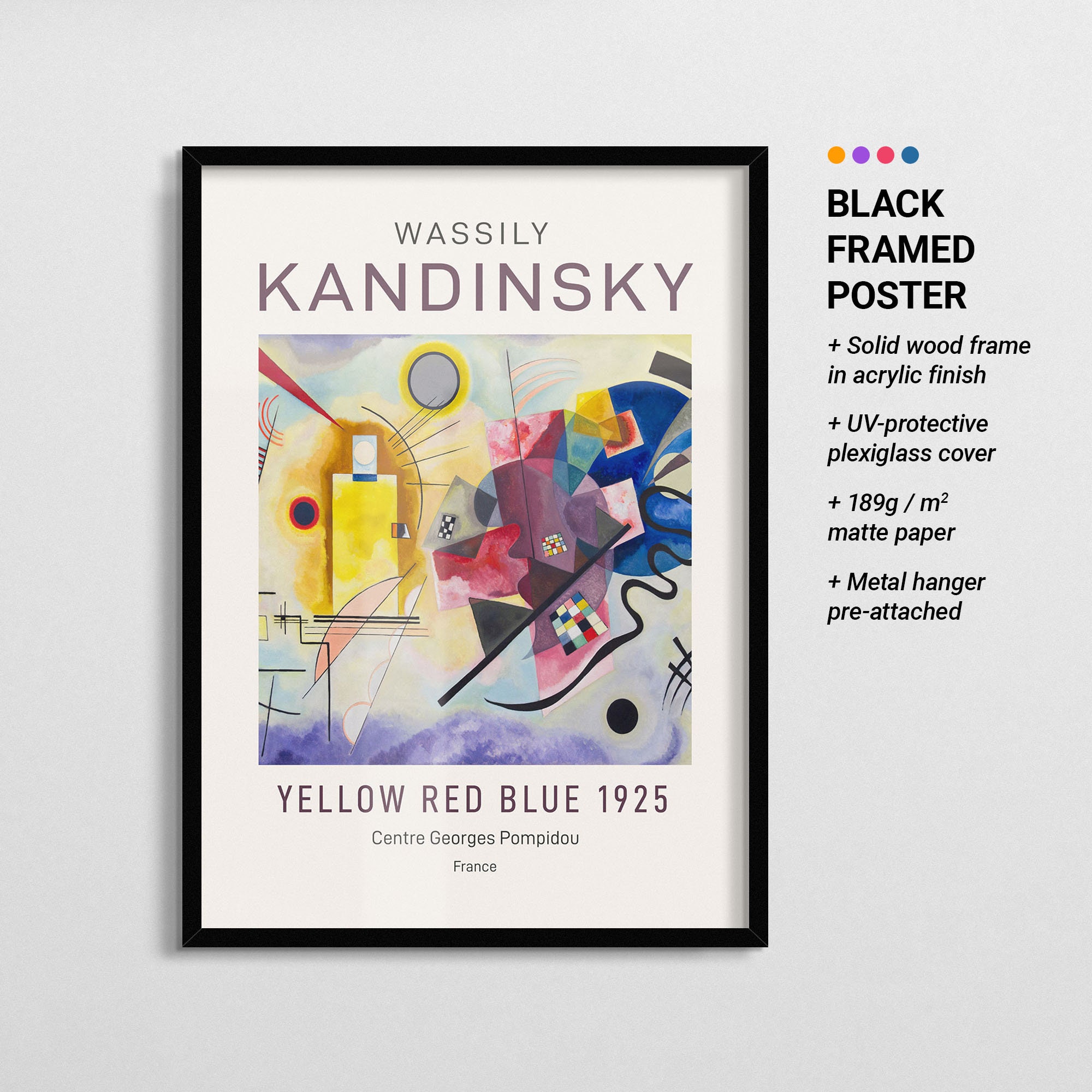 Wassily Kandinsky Print Kandinsky Exhibition Poster Modern - Etsy