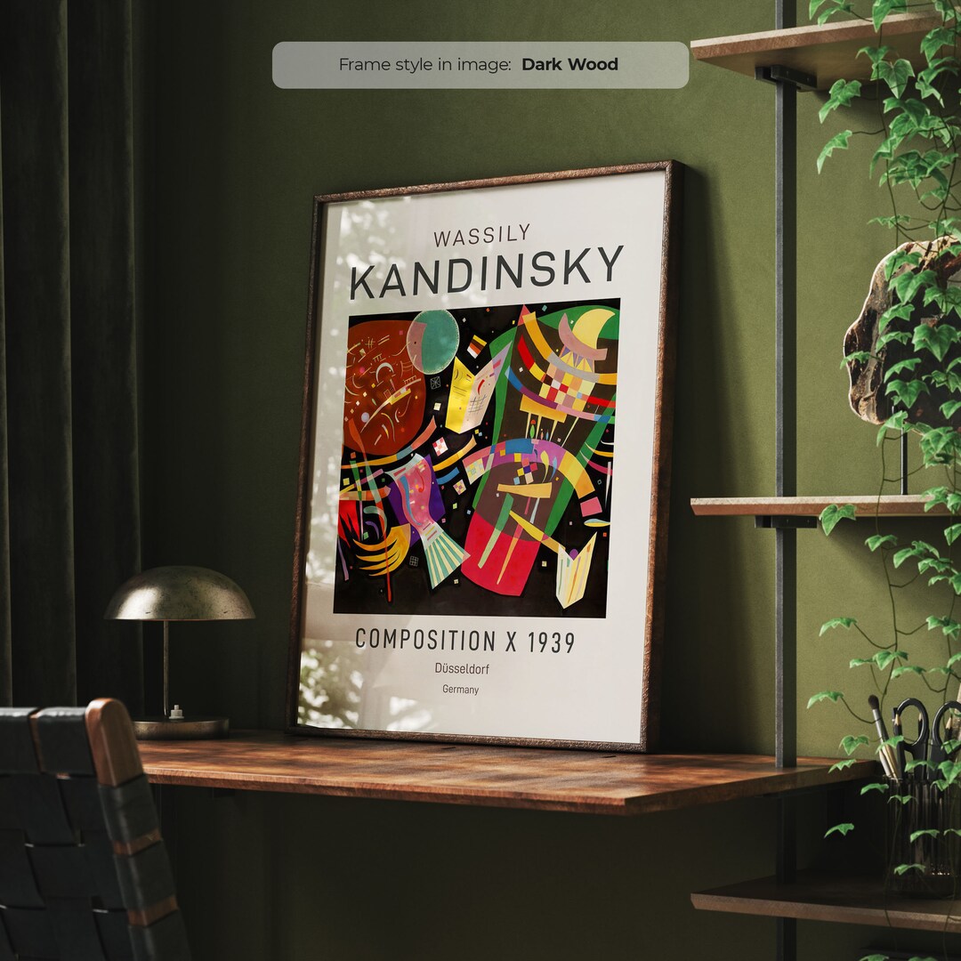 Wassily Kandinsky Print Composition X 1939 Exhibition Poster Painting ...