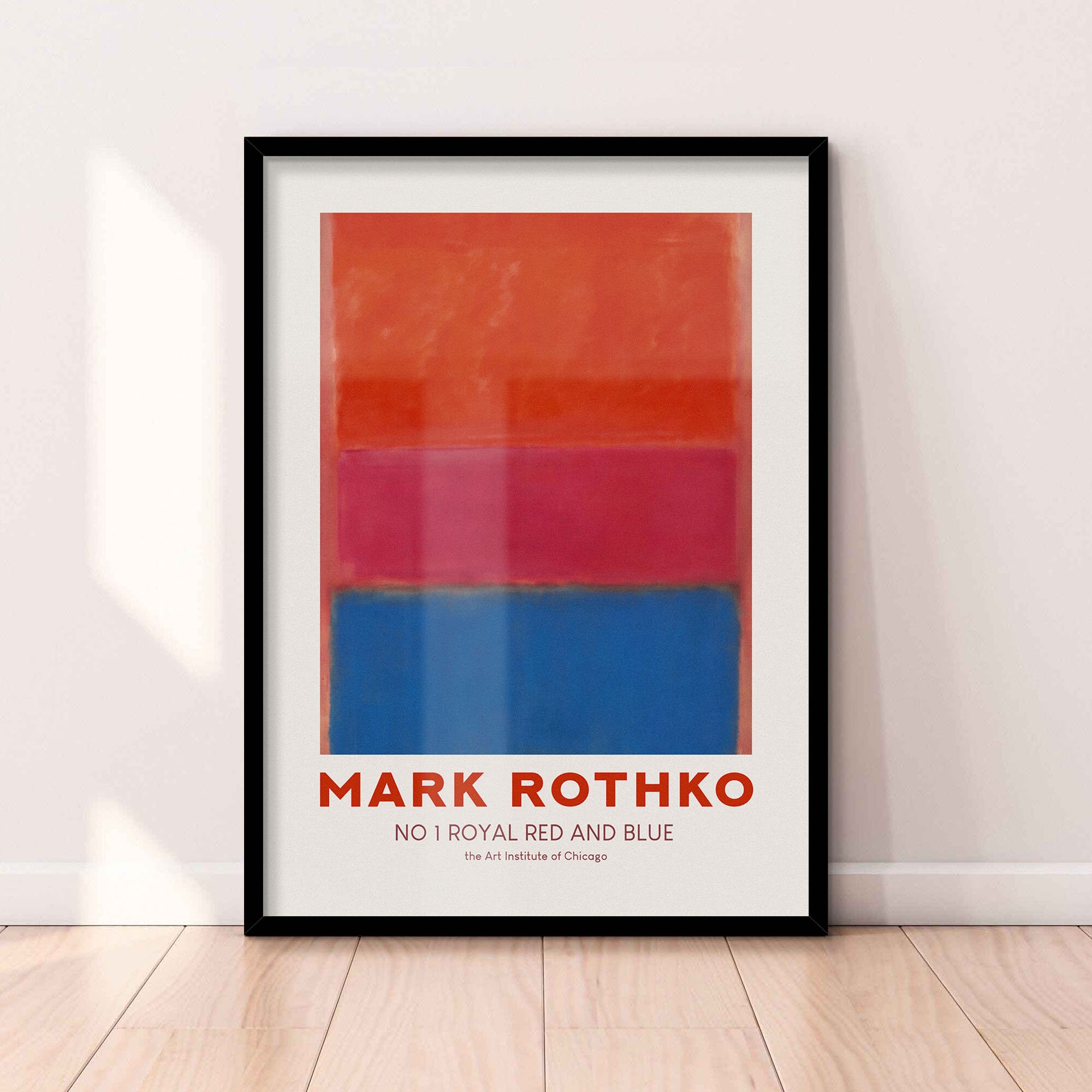 No 1 (royal Red And Blue)