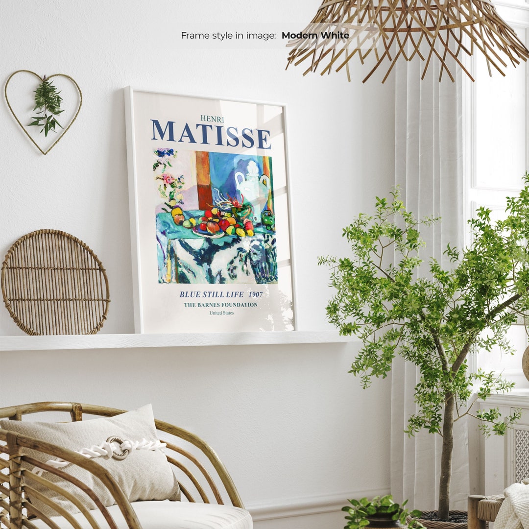 Blue Still Life Henri Matisse Poster Matisse Painting Fruit Wall Art ...