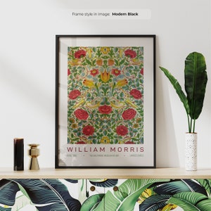 Rose Pattern (1883) - William Morris | Frame Included | Exhibition ...