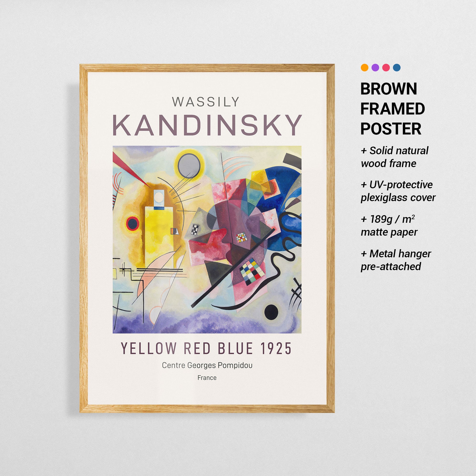 Wassily Kandinsky Print Kandinsky Exhibition Poster Modern - Etsy