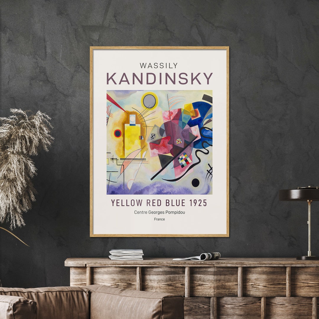 Wassily Kandinsky Print, Kandinsky Exhibition Poster, Modern Wall Art ...