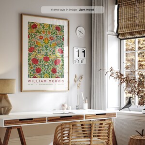 Rose Pattern (1883) - William Morris | Frame Included | Exhibition ...