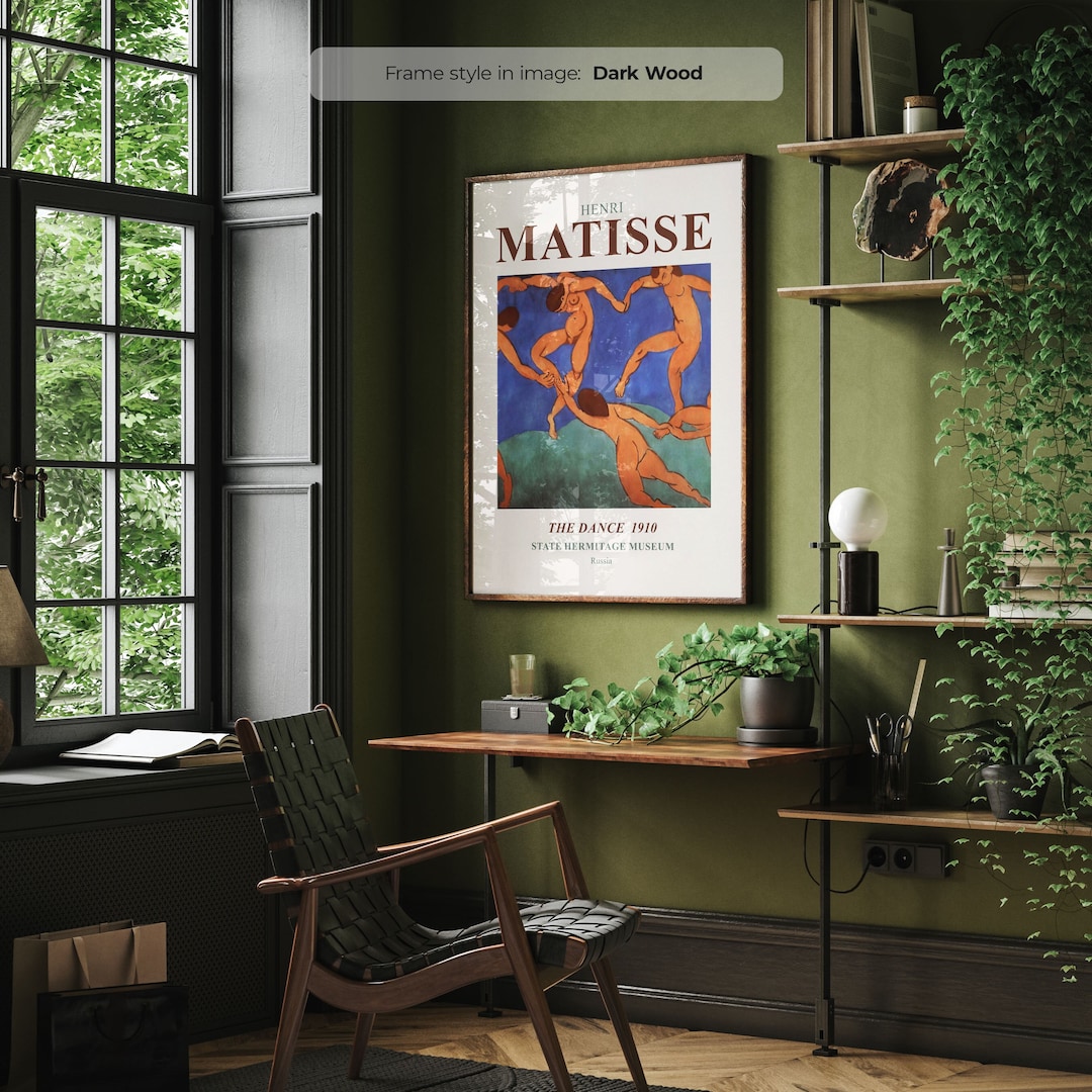 The Dance 1910 Henri Matisse Poster Matisse Painting Dancing Figures ...