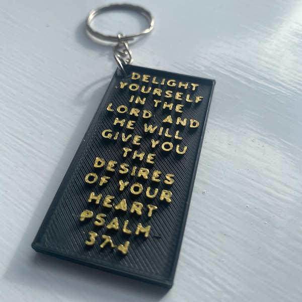 Bible Verse Keychain - Etsy