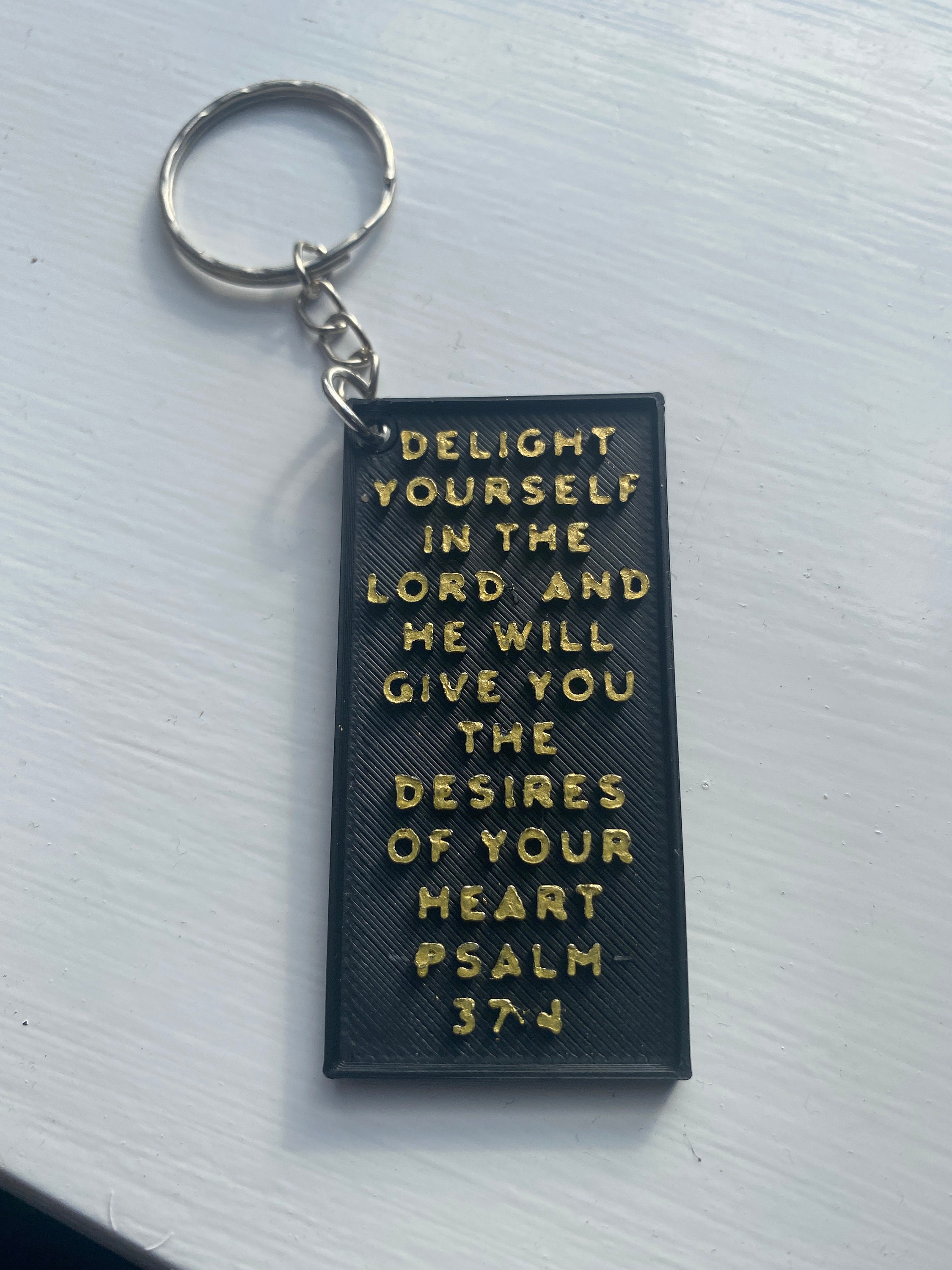Bible Verse Keychain | Scripture Keychain | Floating Text Keychain ...
