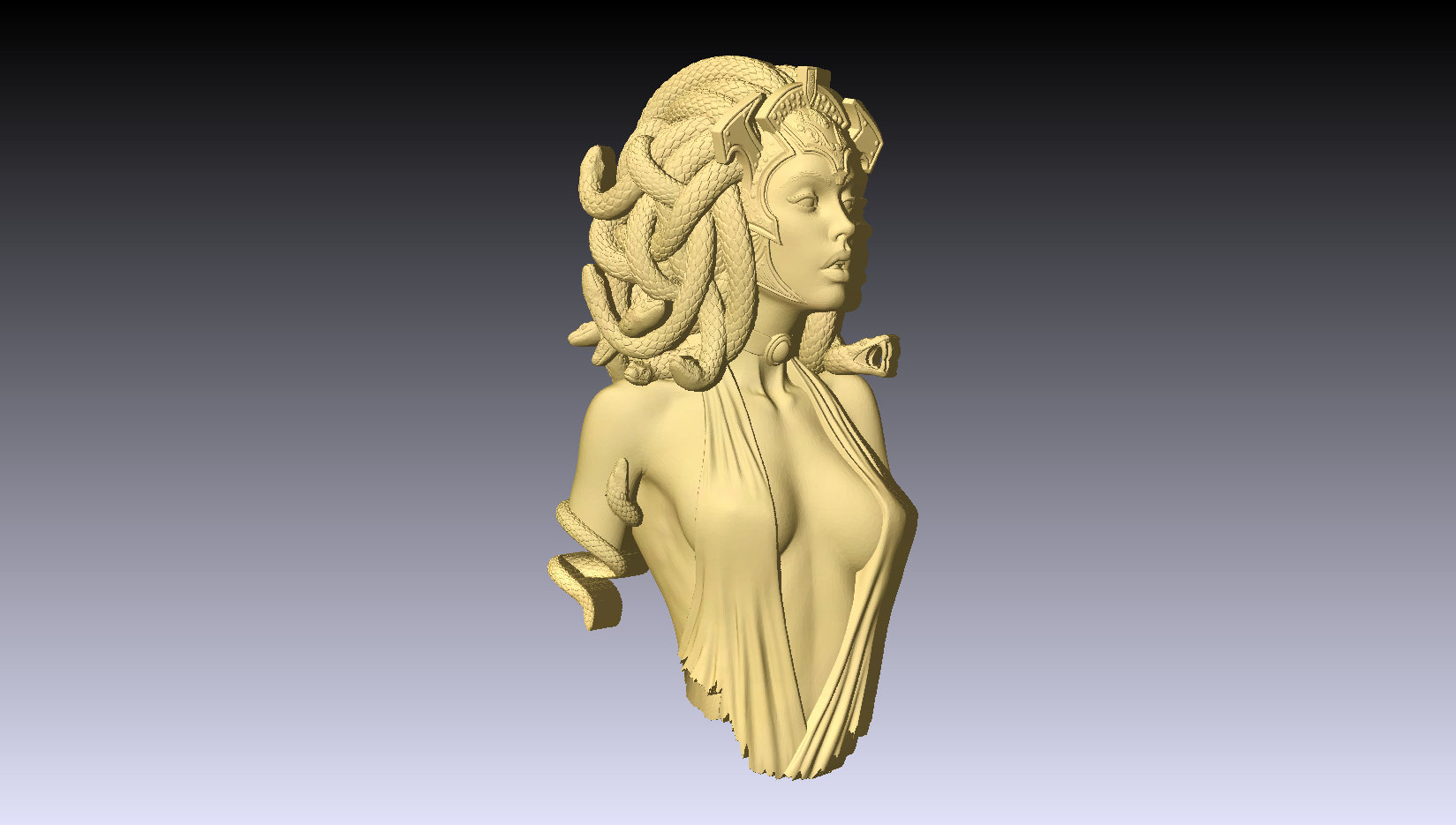 Medusa Reliefs 3D STL Model for CNC Router Engraver Carving Machine ...