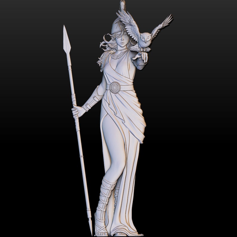 Sexy Owl Relief Reliefs 3d Stl Model For Cnc Router Engraver Carving