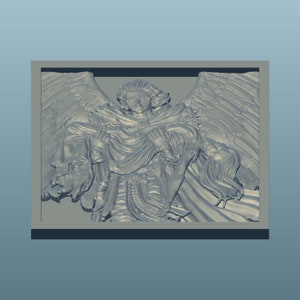 Angel Reliefs 3D STL Model for CNC Router Engraver Carving Machine Relief Artcam Aspire Cnc ...