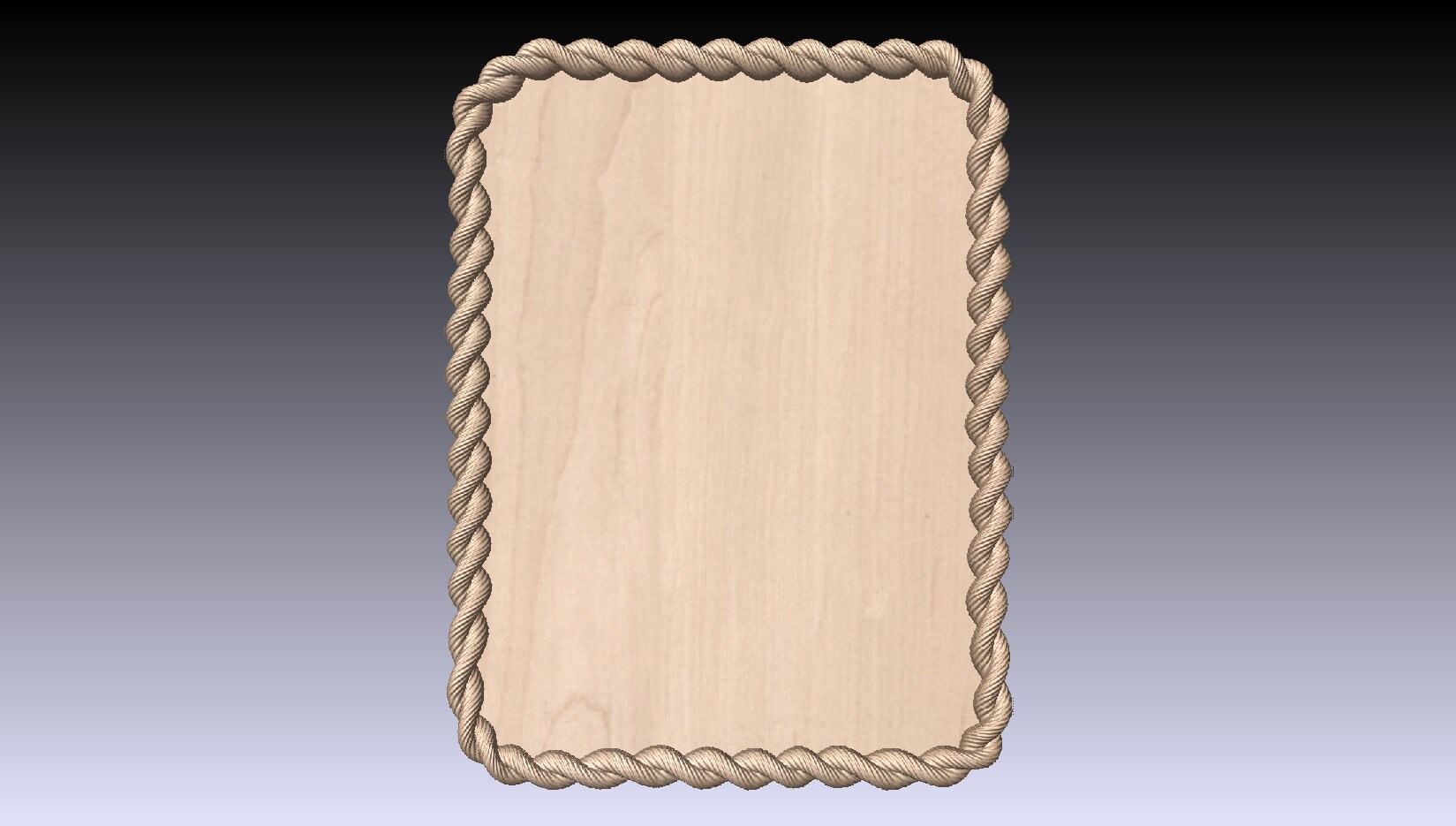 Rope Frame Reliefs 3D STL* Model for CNC Router Engraver Carving ...