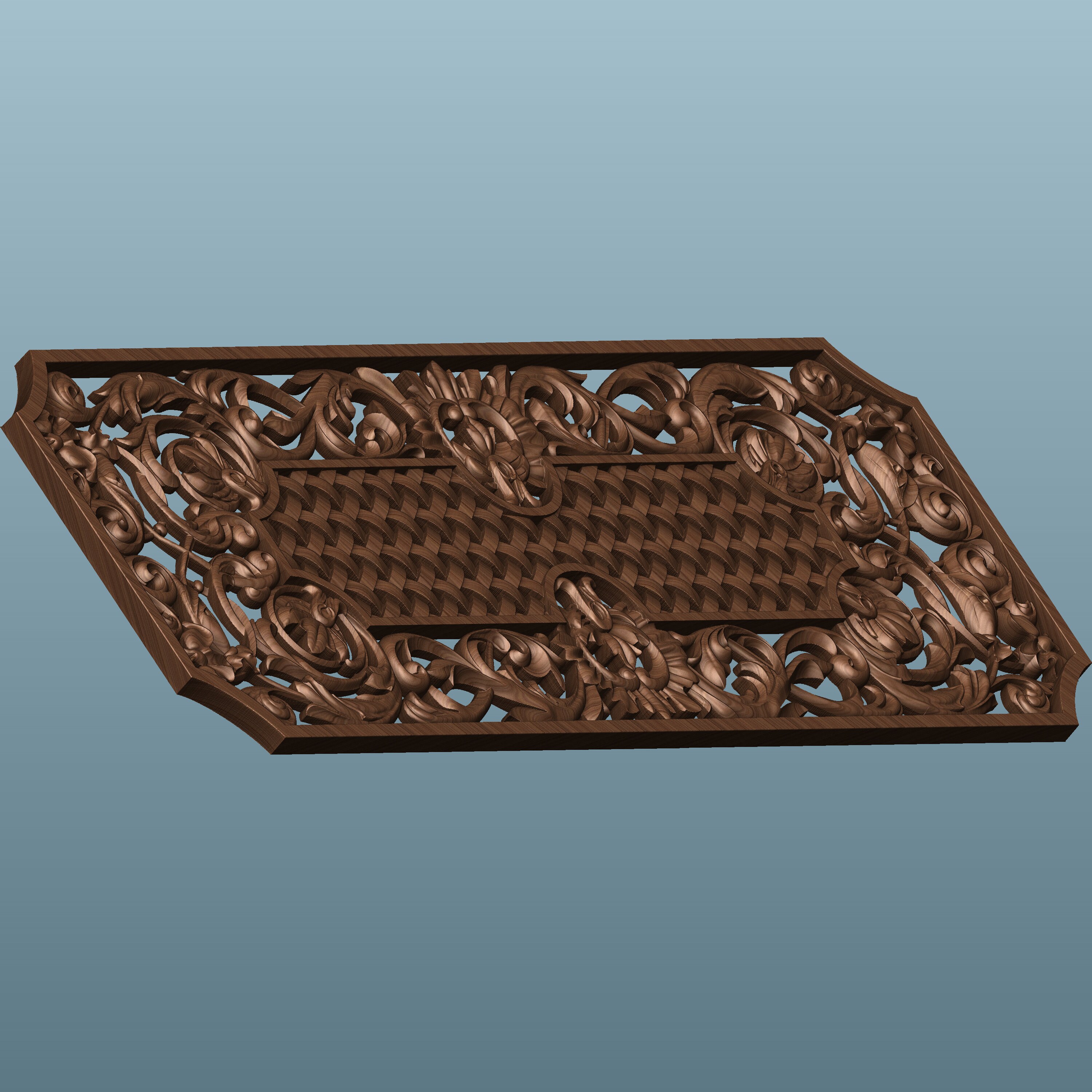 Wall Panel Reliefs 3D STL* Model for CNC Router Engraver Carving ...