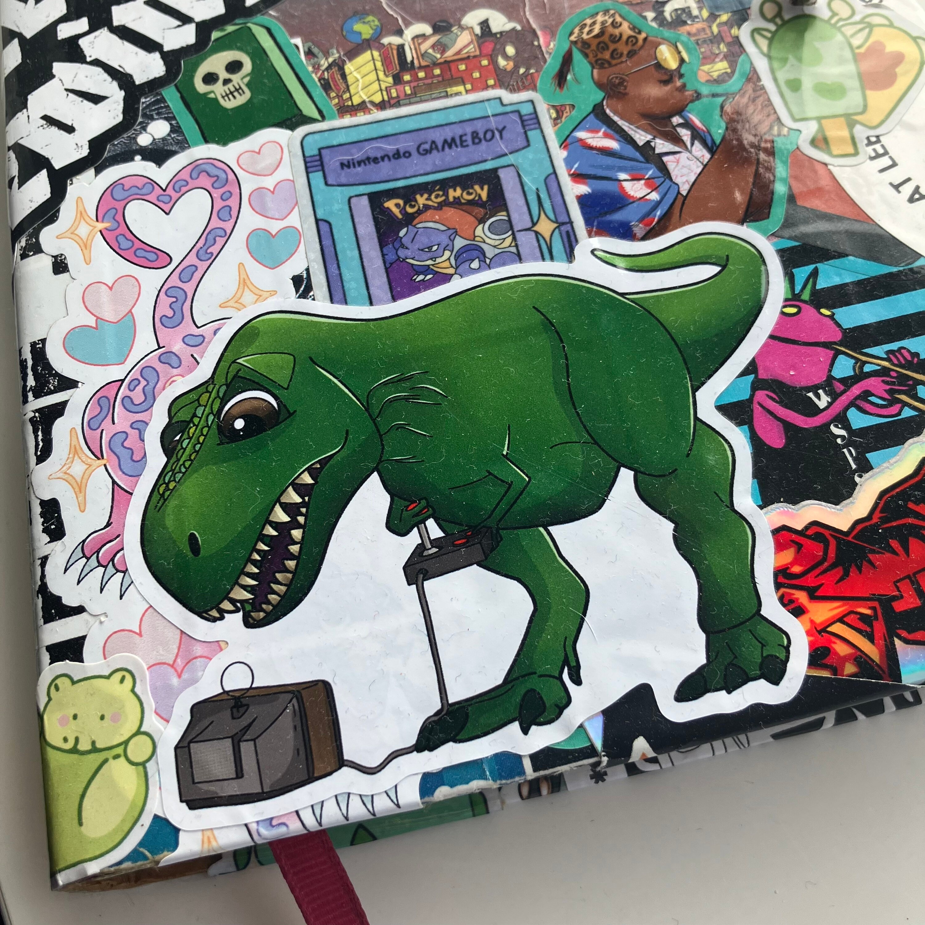 Dinosaur Gamer Sticker Set - Etsy