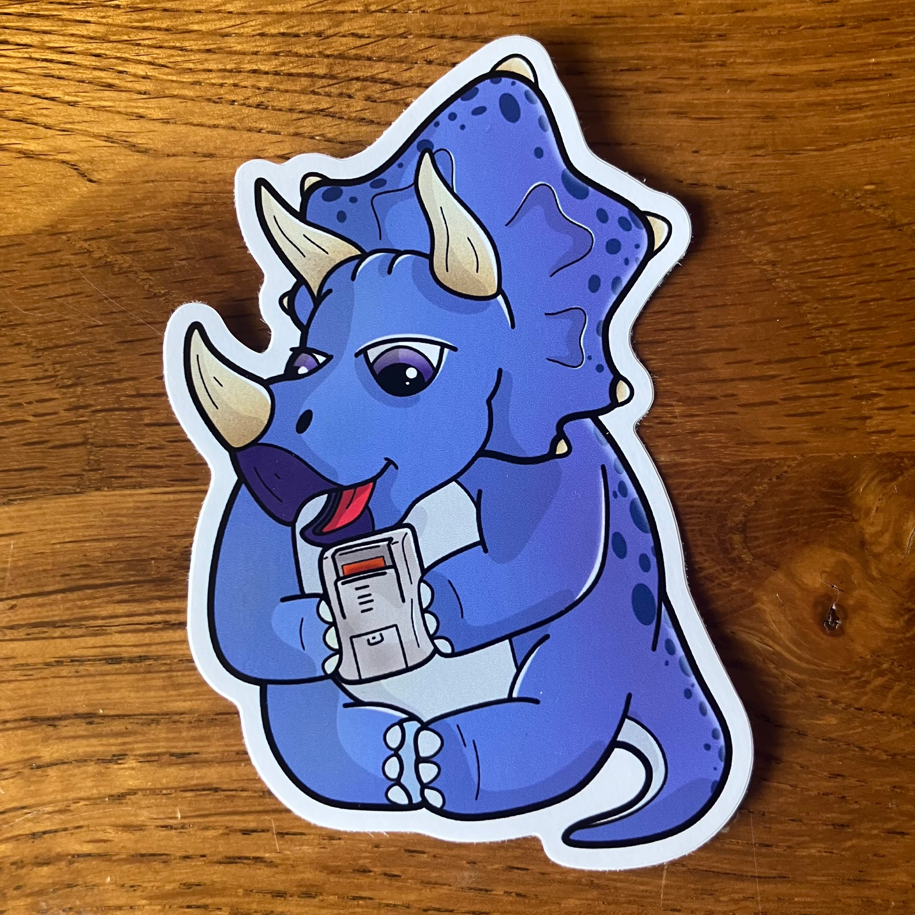 Dinosaur Gamer Sticker Set - Etsy