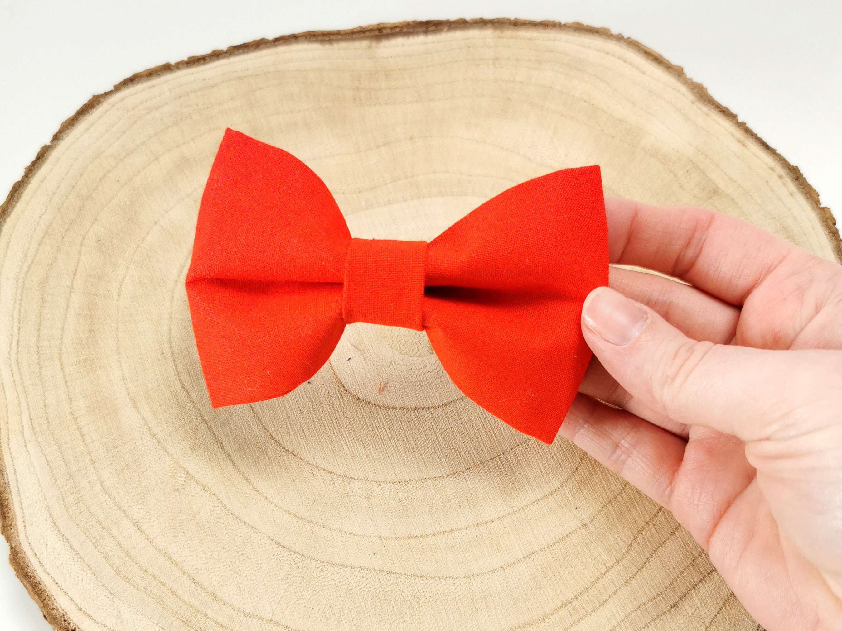 Red Dog Bow Tie - Red Bow Tie - Red Pet Bow Tie - Red Pet Accessory ...