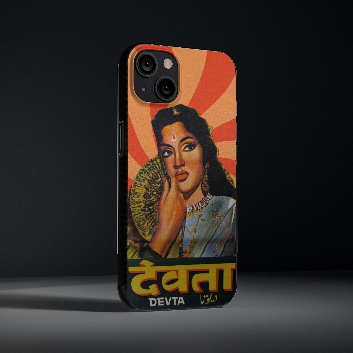 Retro Bollywood Y2K Devta iPhone 13 Soft Phone Case, Hot Chilly Phone ...