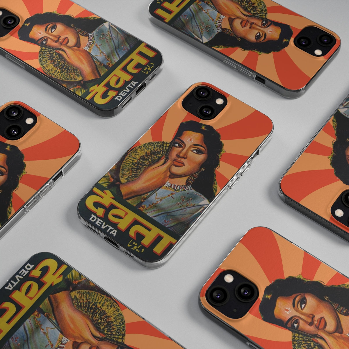 Retro Bollywood Y2K Devta iPhone 13 Soft Phone Case, Hot Chilly Phone ...