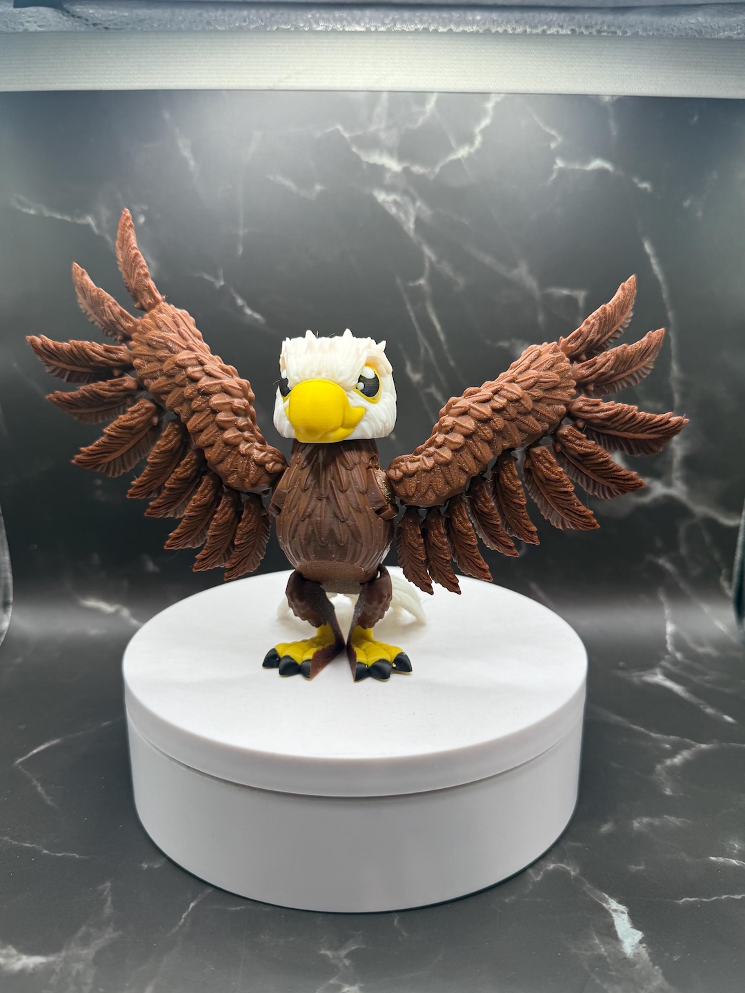 Articulated Fidget Toy | 3D Printed Eagle | Fantasy Gift - Etsy