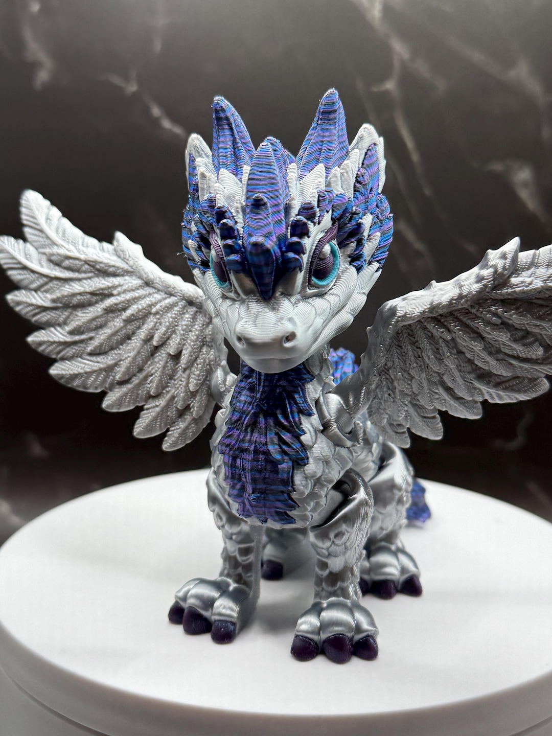 Winged Flexi Dragon – Articulated Fidget Toy | 3D Printed Dragon ...