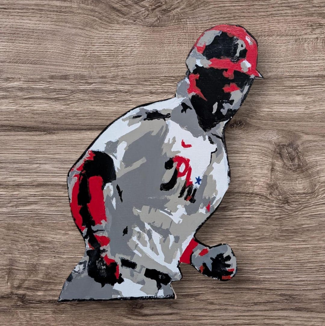 Bryce Harper - Atta Boy Harper Wood Sign | Hand-painted Wooden ...
