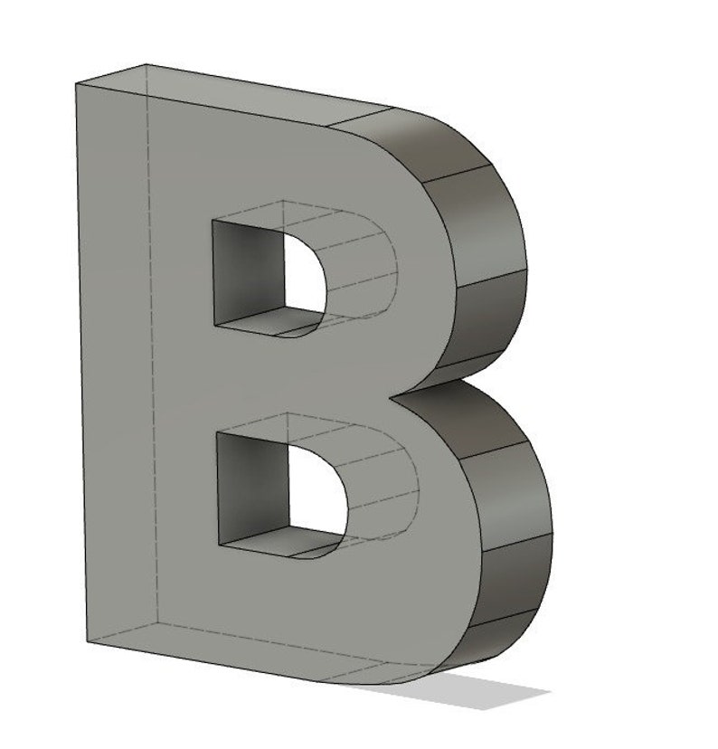 STL Files for Printing 3D Letters and Numbers With 3D Printer. - Etsy