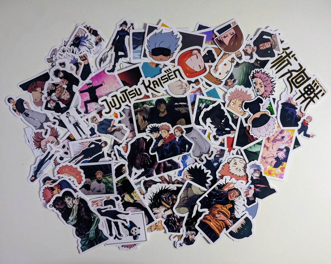 Anime Stickers - Jujutsu Kaisen - Random Assortment - Sticker Bundle ...