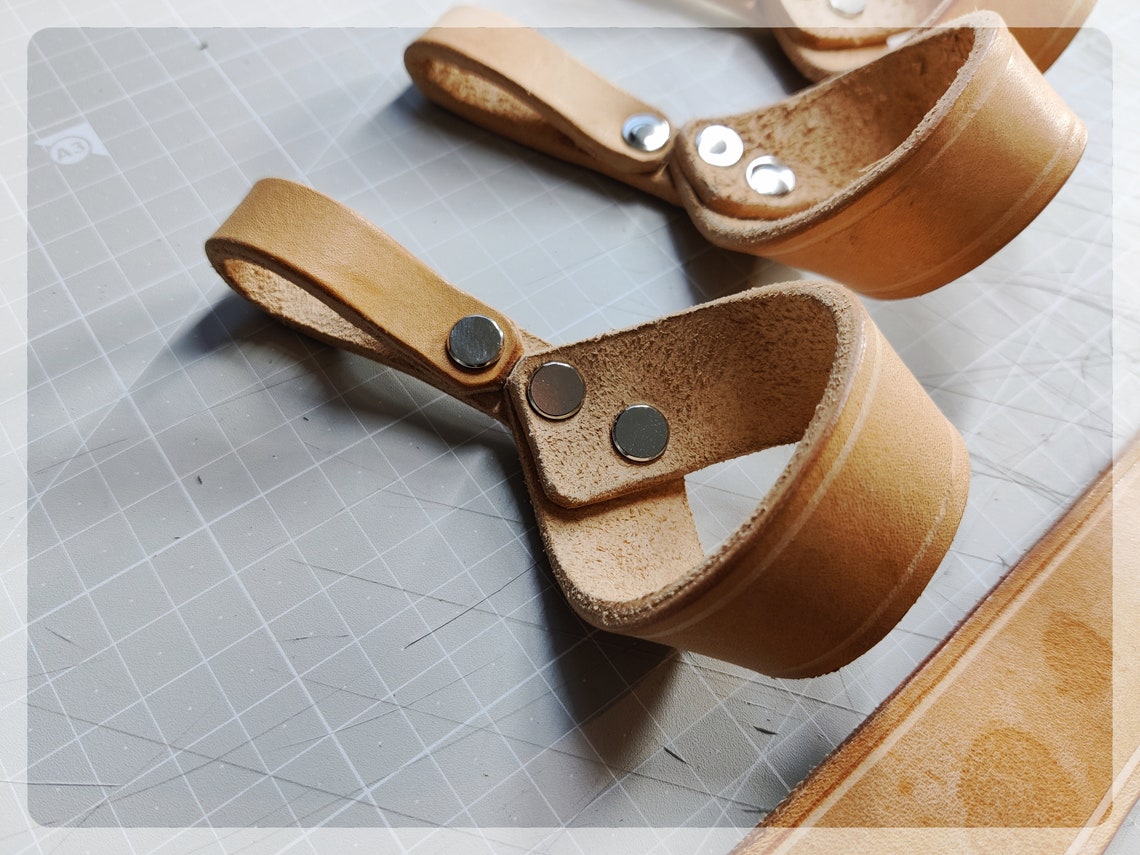 Leather Axe Belt Loop - Handmade Leather - Bushcraft Belt - Axe Holder ...