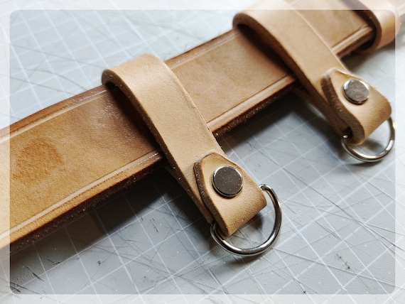 Leather Belt Loop Handmade Leather Bushcraft Belt Glove - Etsy