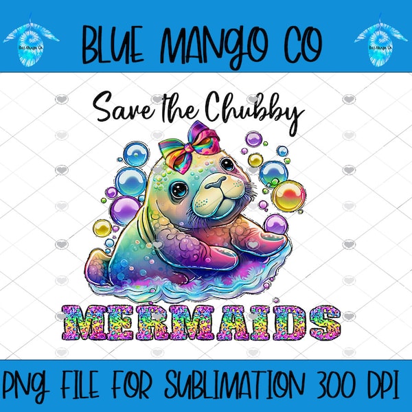 Chubby Mermaid - Etsy