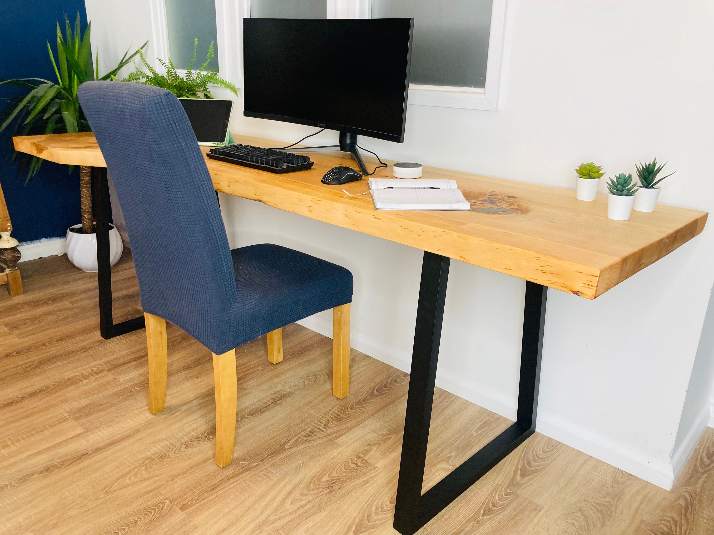 Gorgeous Large Live Edge Corner Desk - Etsy UK