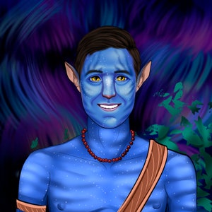 Custom Avatar Portrait Hand-drawn From Your Photo Custom Digital Avatar ...