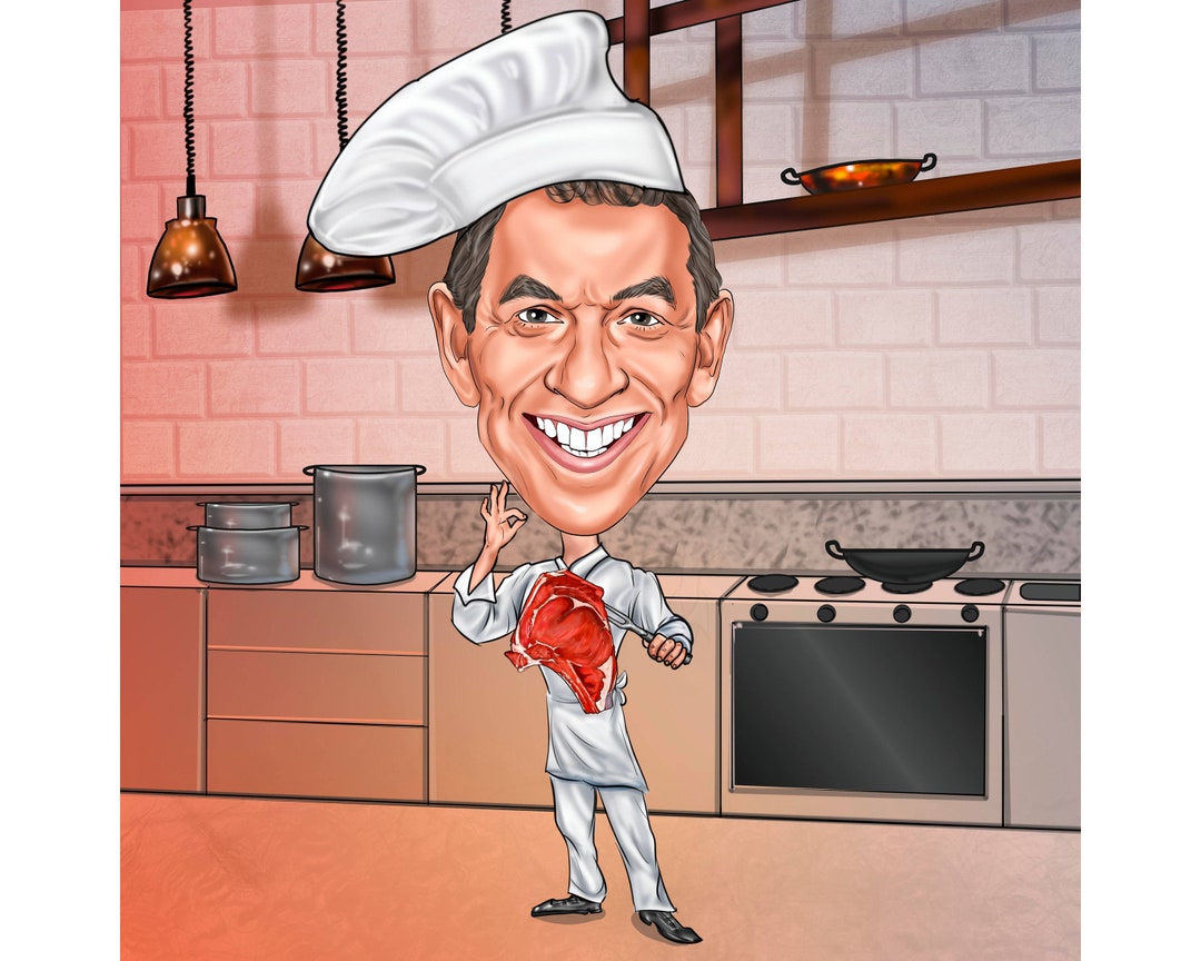 Exaggerated Character Art, Funny Personalized Caricature, Amusing ...