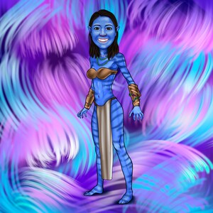 Custom Avatar Portrait Hand-drawn From Your Photo Custom Digital Avatar ...