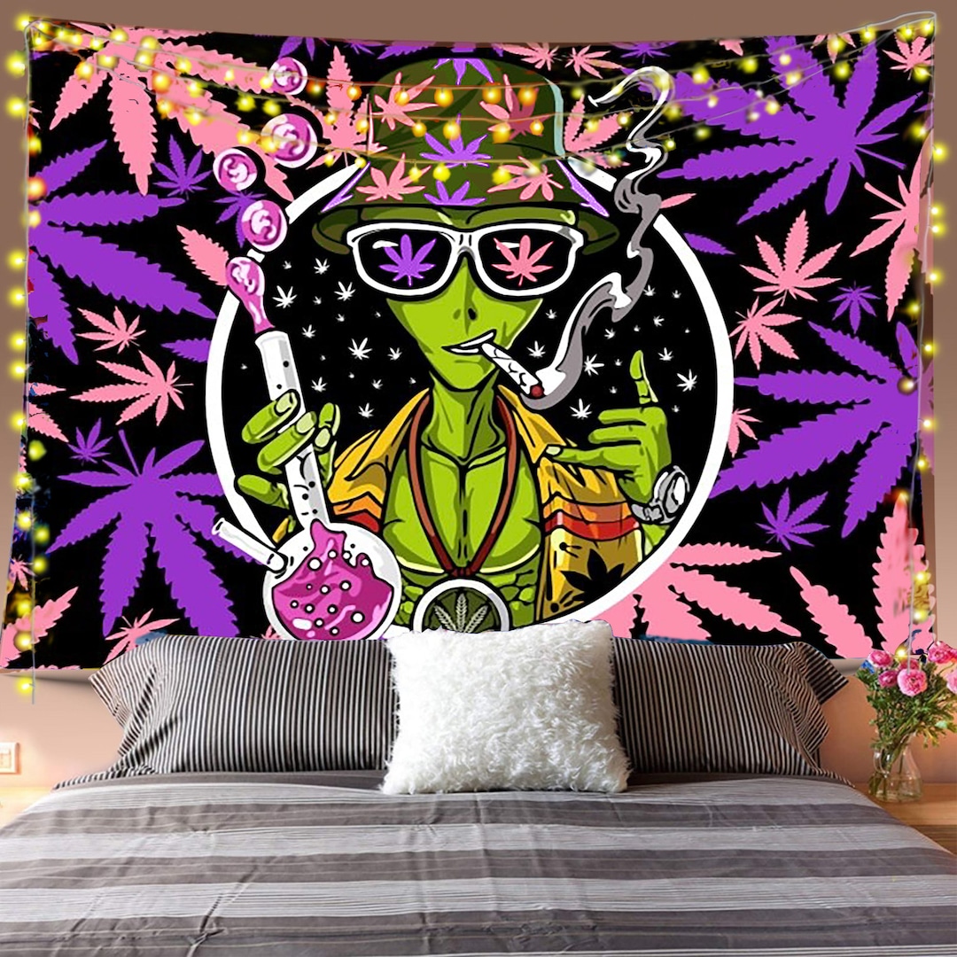 Vibin Alien Tapestry - Etsy