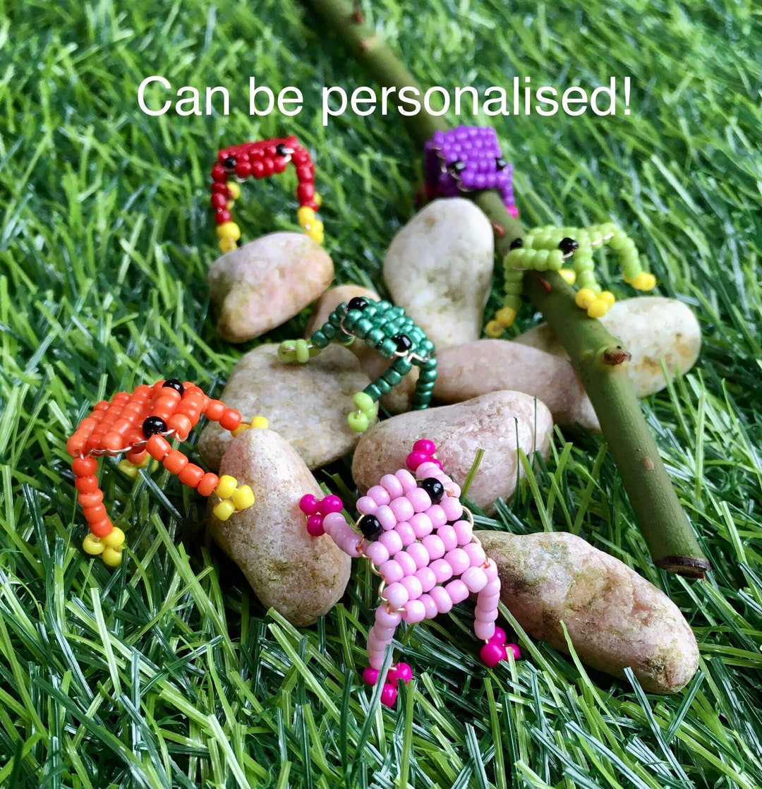 Cute Frog Toy, Frog Accessory, Beaded Frog, Worry Pet, Comforter Toy ...