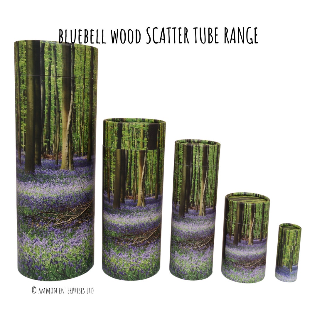 Bluebell Wood Ashes Scatter Tube: Biodegradable Memorial Urn - Etsy