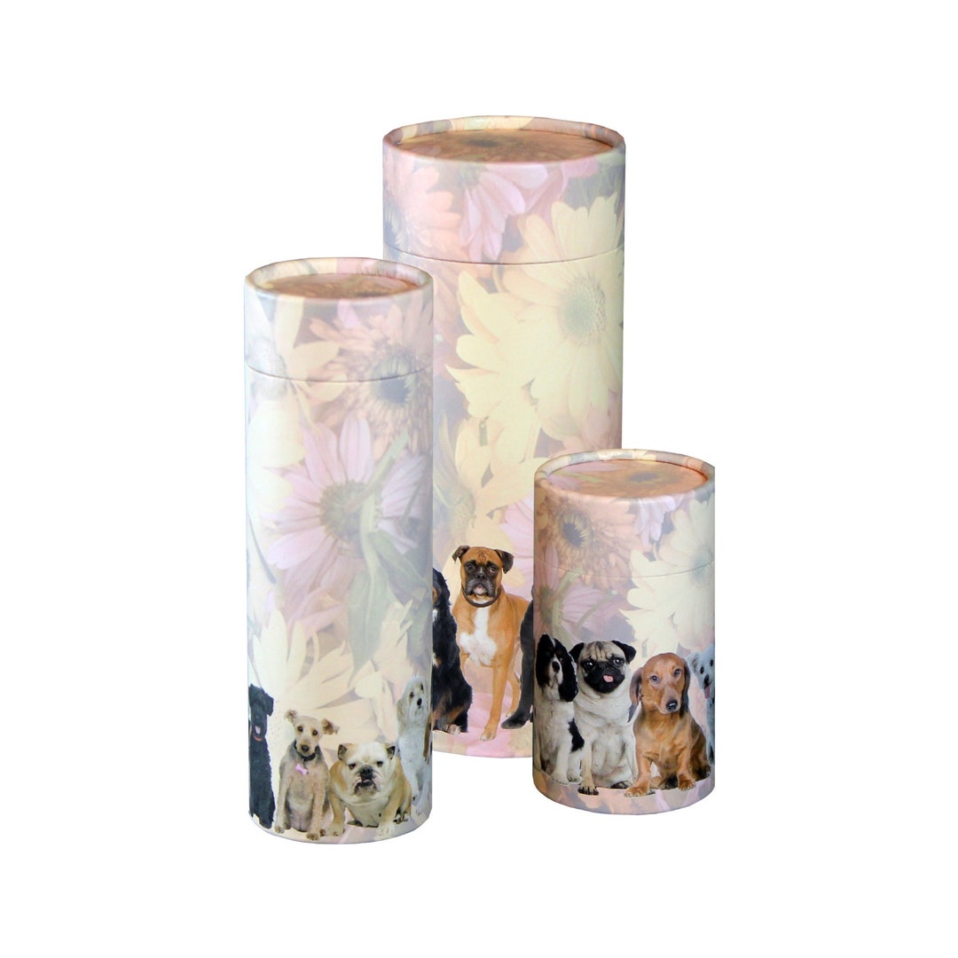 Dog Breed Print Scatter Tube: Biodegradable Pet Ashes Urn - Etsy