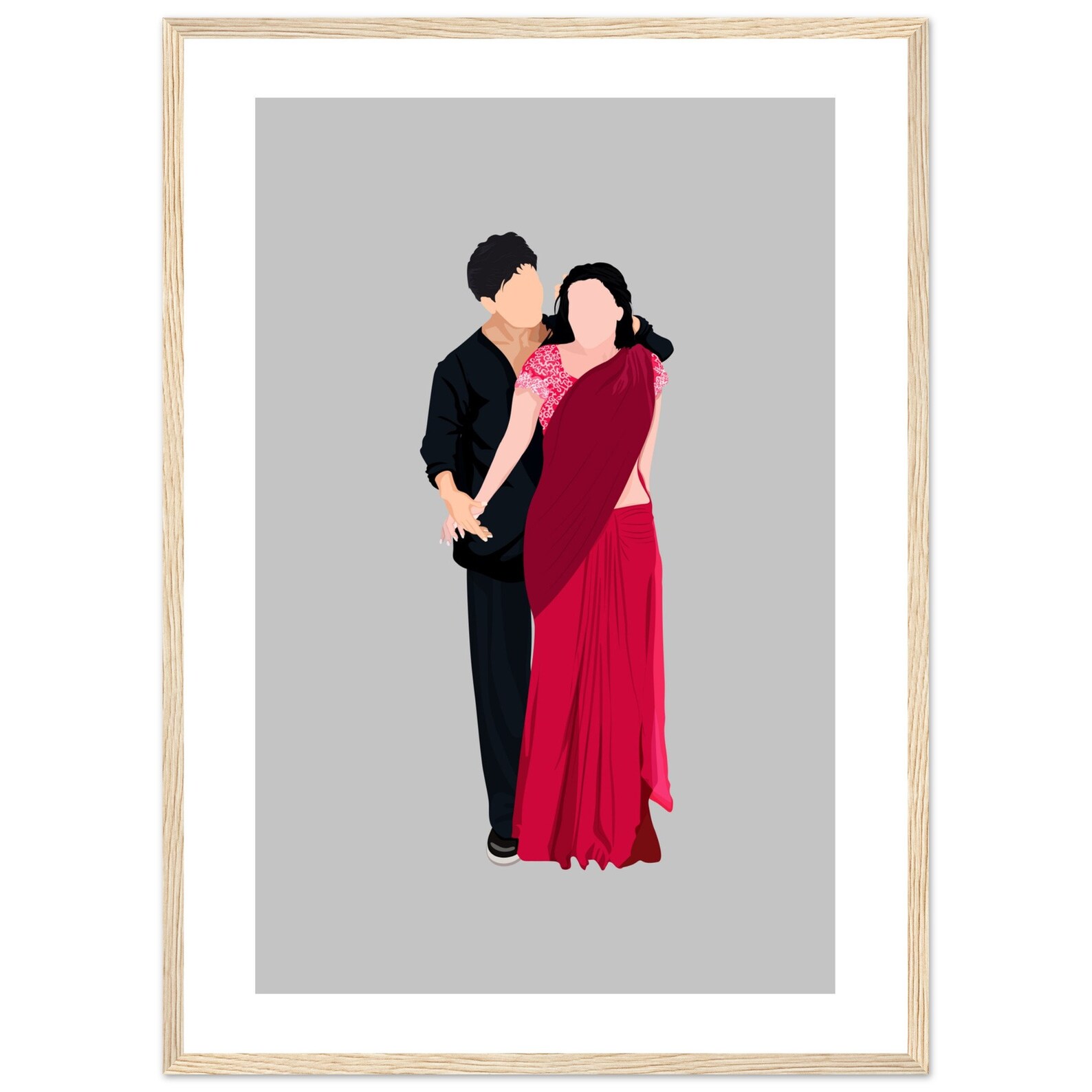 Kuch Kuch Hota Hai Rahul & Anjali Bollywood Wall Art | Movie Poster ...