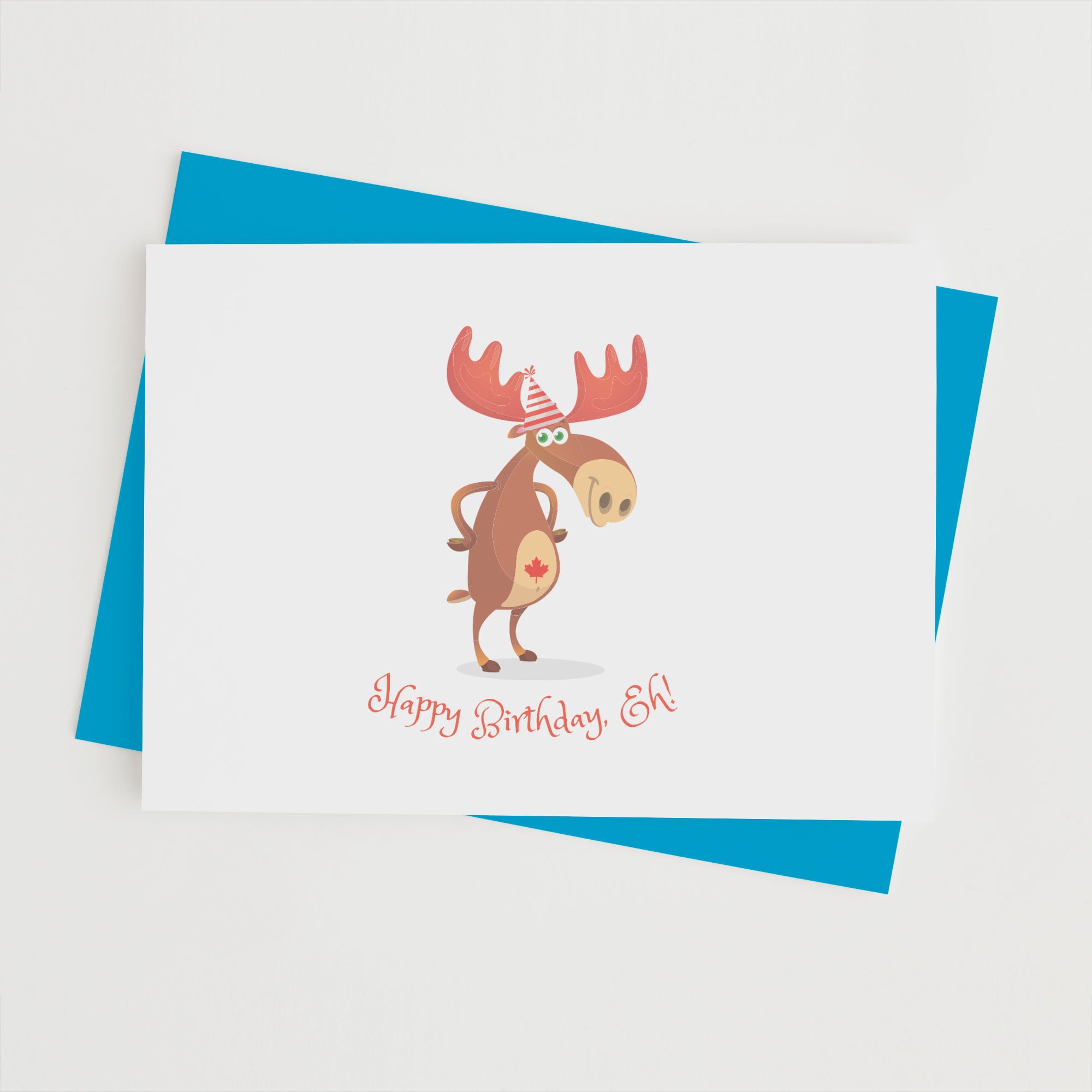 Happy Birthday, Eh! | Funny Card | Canadian Moose | Animal Card | Pun ...