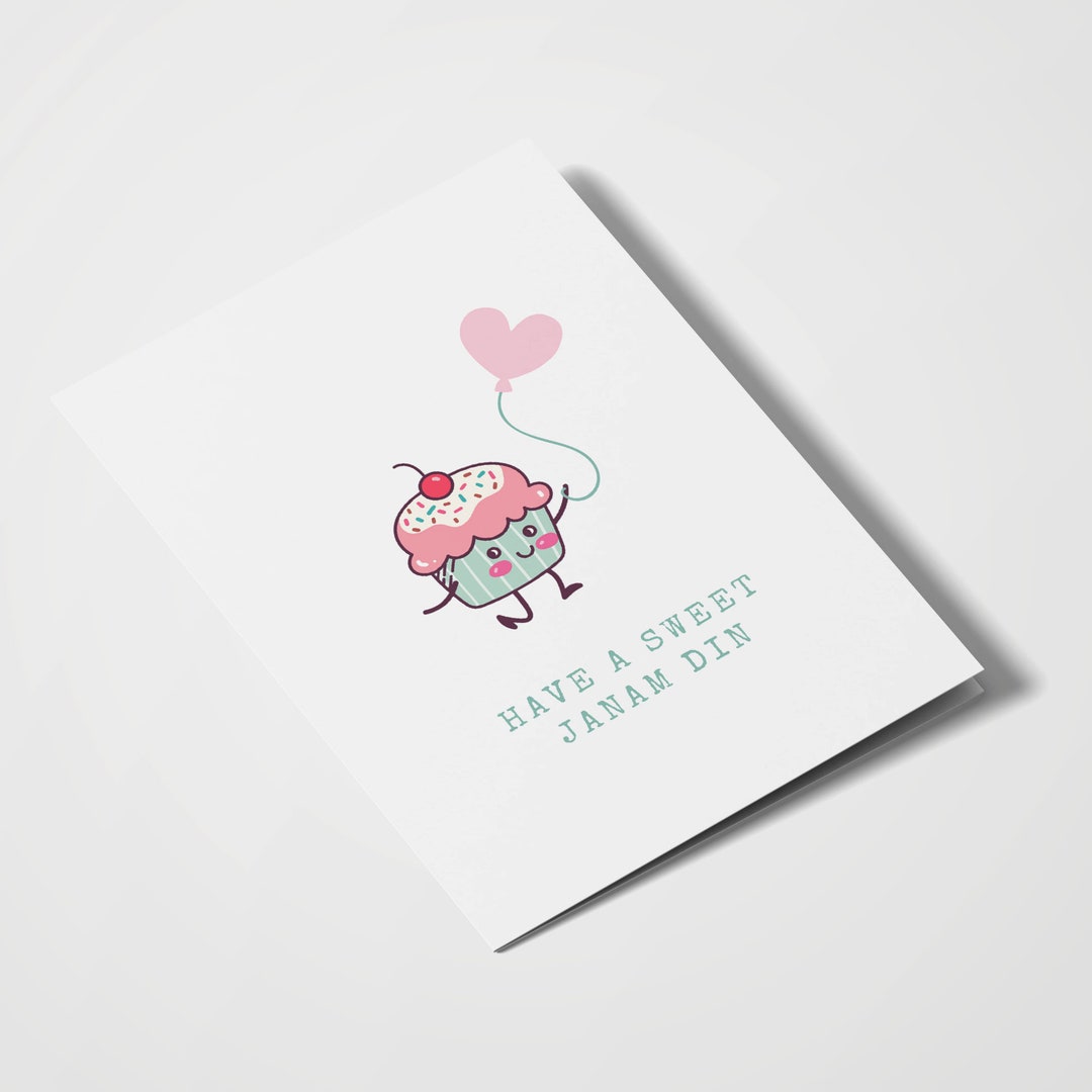 Have A Sweet Janam Din | Desi Cards | Birthday Card | Indian Birthday ...