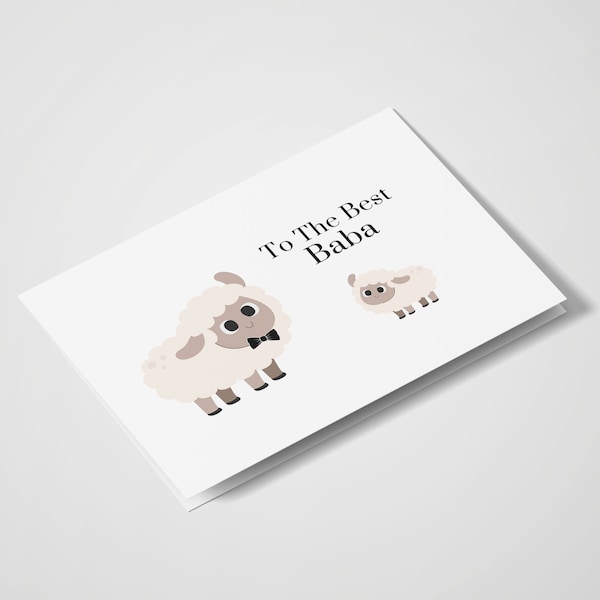 Best Baba Card - Etsy