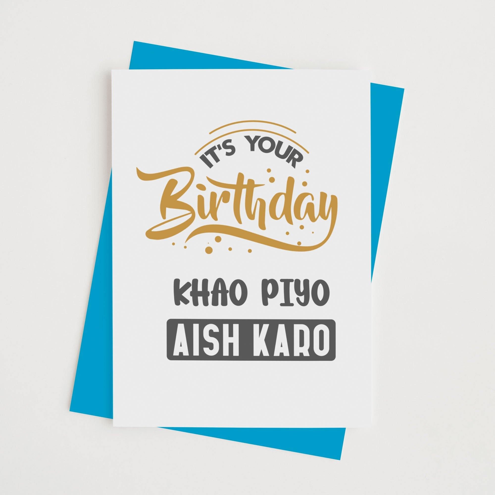 Paper & Party Supplies Paper Desi Cards Birthday Cards It's Your ...