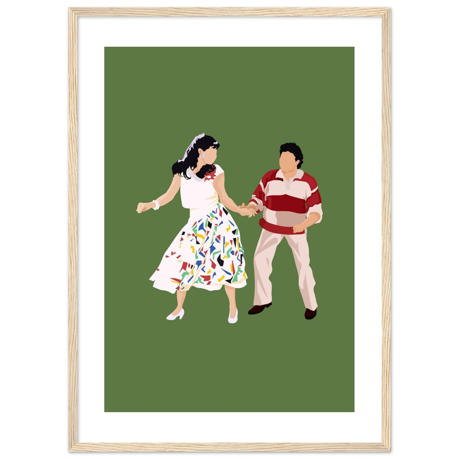 Chandni and Rohit Bollywood Wall Art | Sridevi | Rishi Kapoor | Movie ...